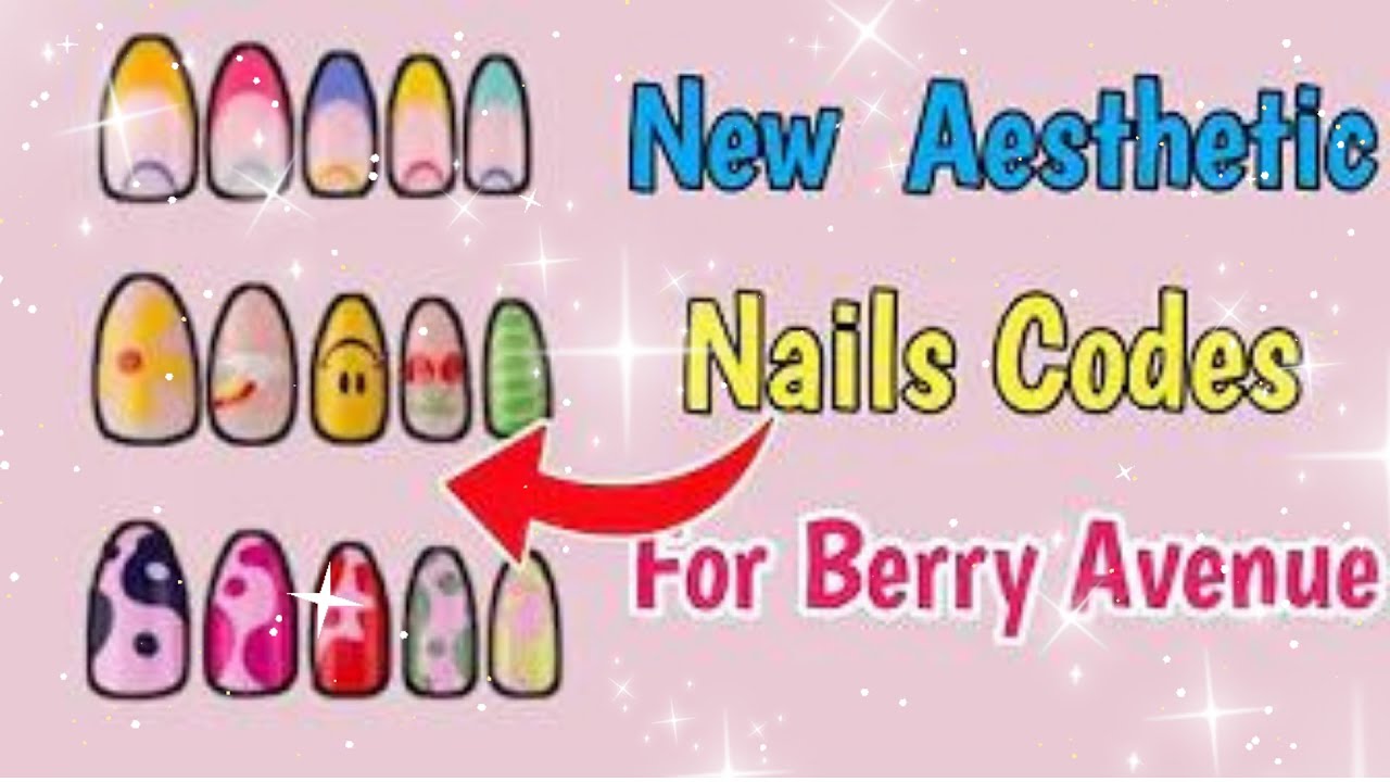 Berry Avenue New Beautiful Nails Codes (2024) l Roblox New Nails Codes ...