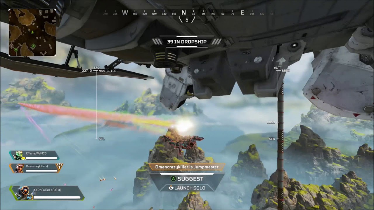 Apex Legends Glitched Dropship - YouTube