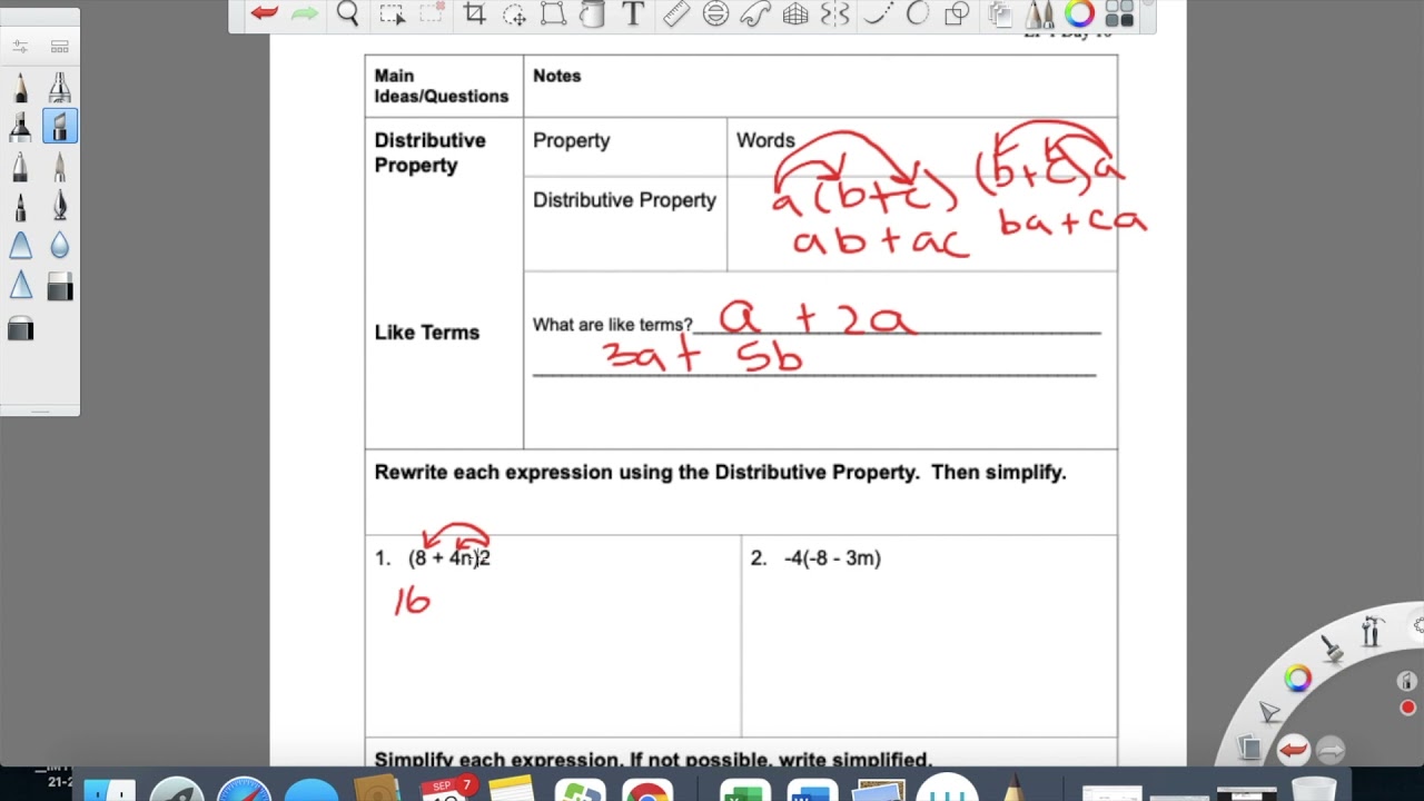 Lesson 1 4 Distributive Property YouTube Lesson 1 4 Distributive Property YouTube