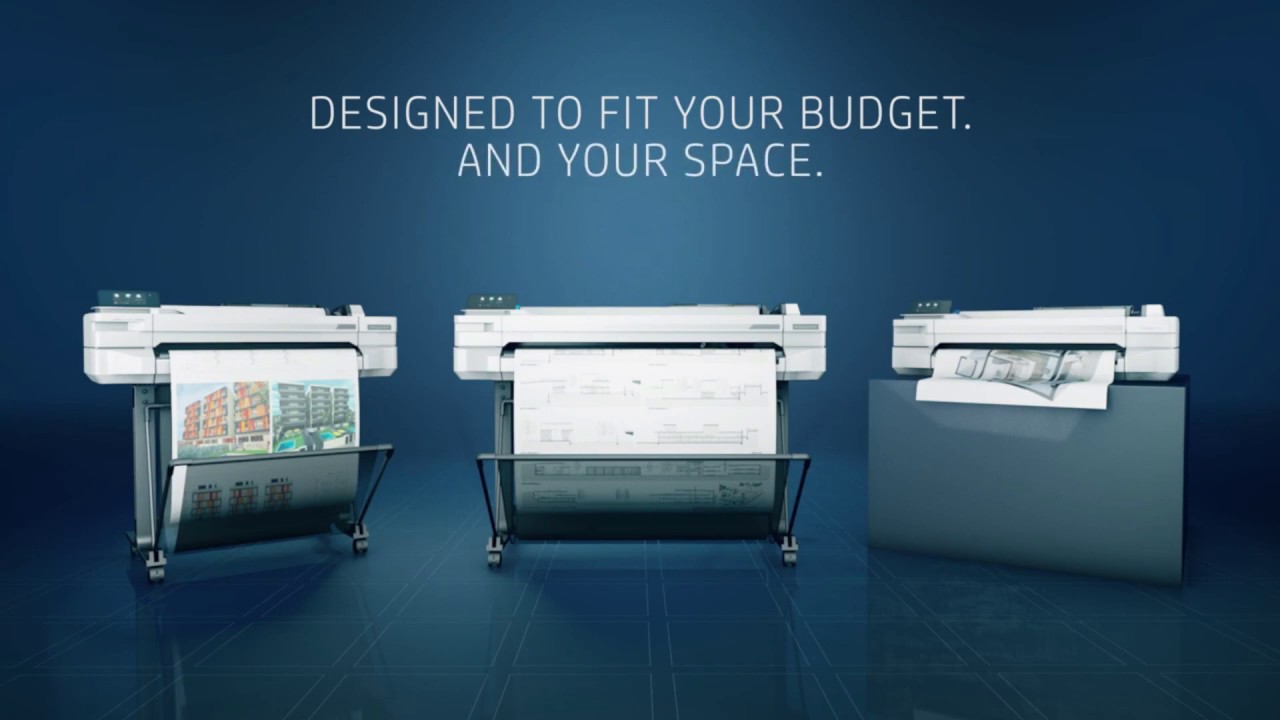 HP DesignJet T500 Series: Designjet T525 Printers | Plotters - YouTube