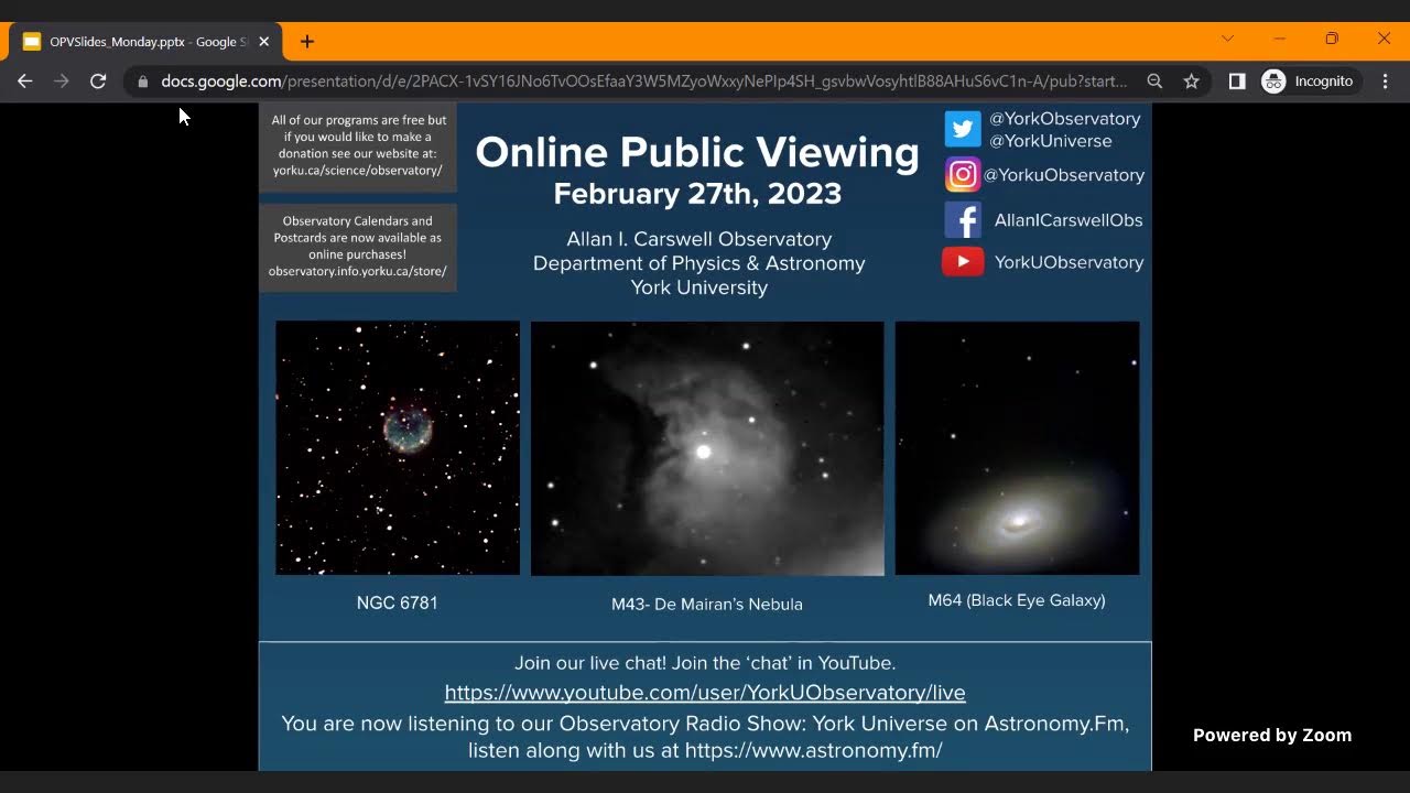 Youtube Astronomy Now