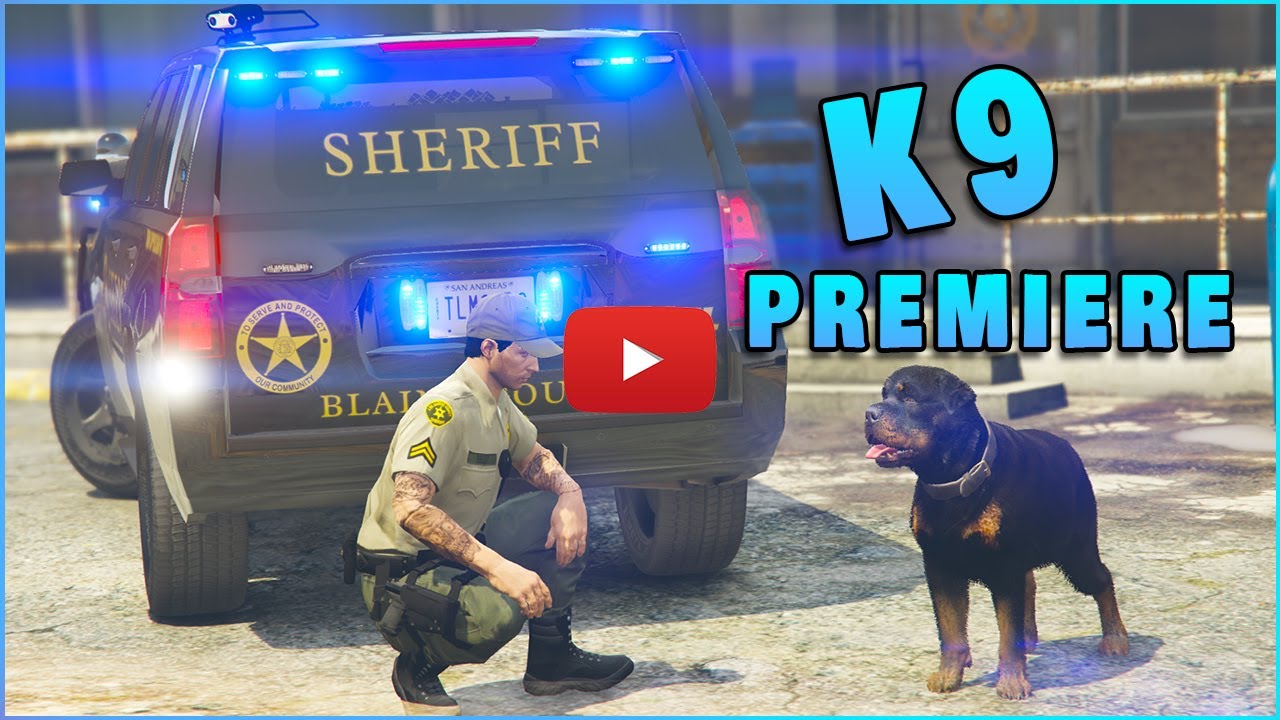 PREMIERE - K9 Patrol with Cool take downs - GTA 5 LSPDFR POLICE MOD ...