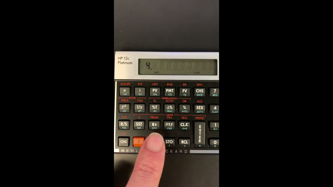 How To Square Root On The HP 12c Platinum Financial Calculator YouTube How To Square Root On The HP 12c Platinum Financial Calculator YouTube