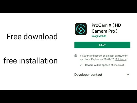 ProCam X (HD Camera Pro) Free download free installation - YouTube