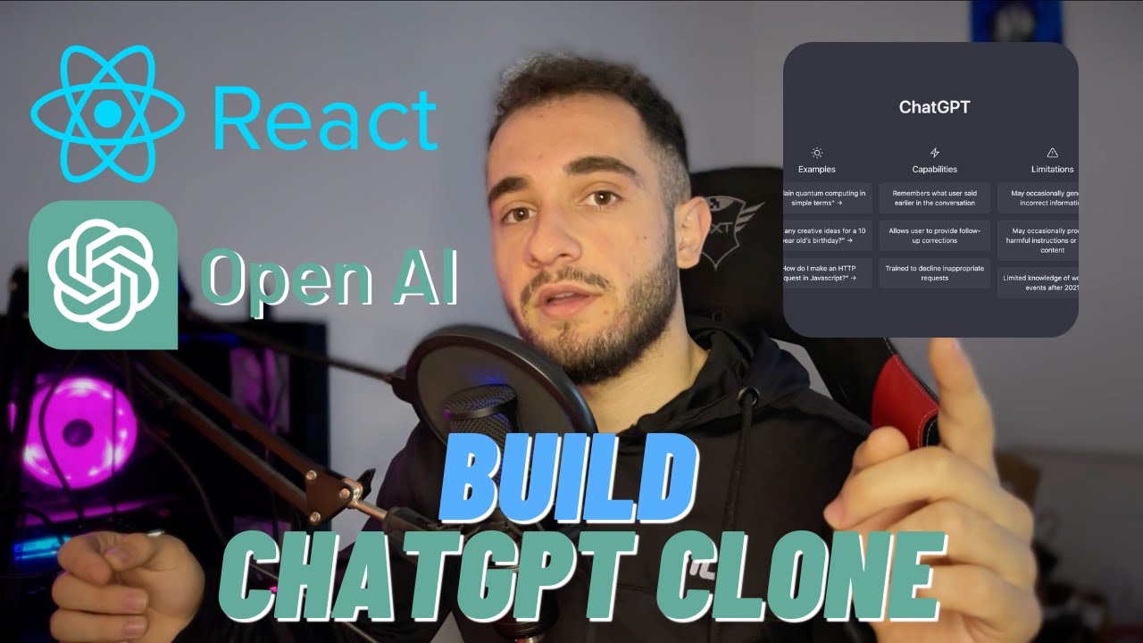Building Chatgpt Clone With Reactjs And Openai Youtube