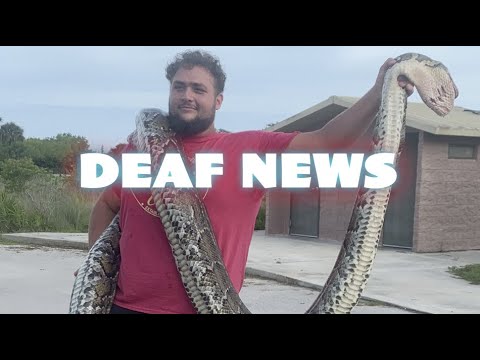 Deaf man catches 15 foot 9 inches python with bare hands - YouTube