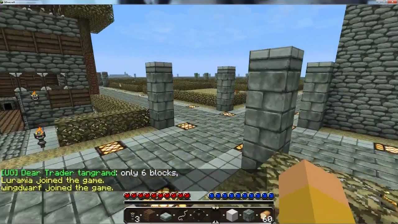 Getting started on the minecraft.dk server - YouTube