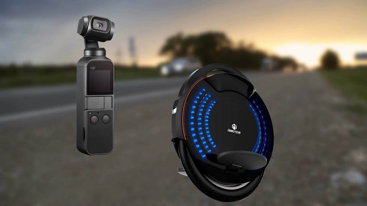 Inmotion V8 ~ First Riding Test Capture by Using DJI Osmo Pocket - YouTube