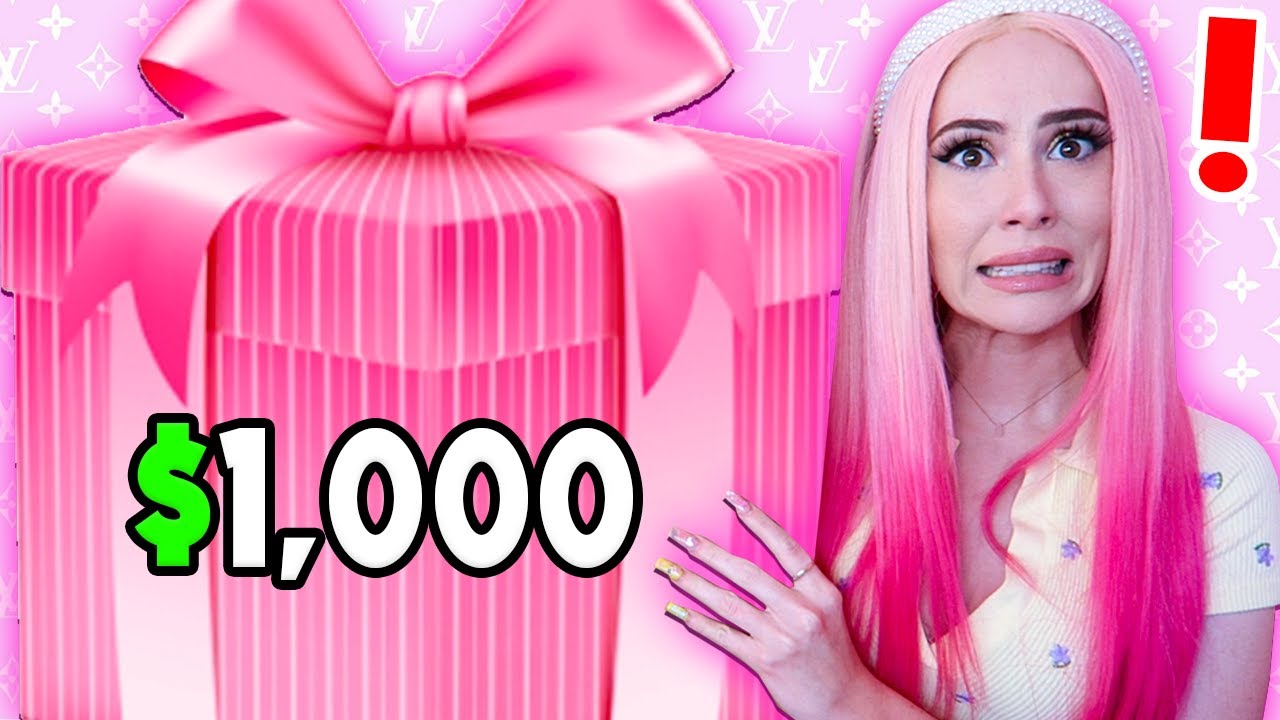 UNBOXING A GIANT PINK $1,000 MYSTERY LUXURY BOX - YouTube