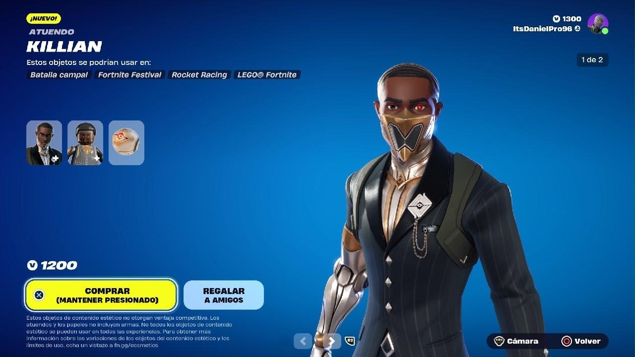 Nueva skin llamado Killian Tienda de Fortnite 30/12/2023 - YouTube