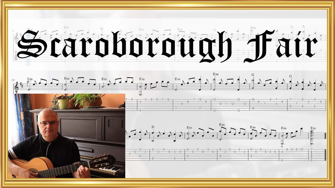 Scarborough Fair, Guitar with Orchestra, Free Guitar Sheet Music with ...