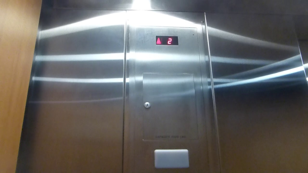 Schindler Hydraulic Elevator At Brookhaven College Building Q - YouTube