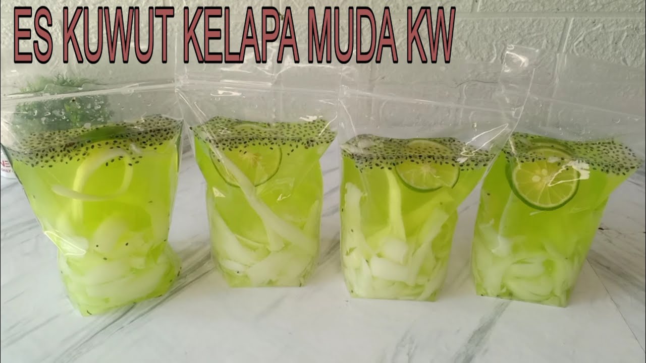 ES KUWUT KELAPA MUDA KW cocok buat minuman sendiri atau dijual - YouTube