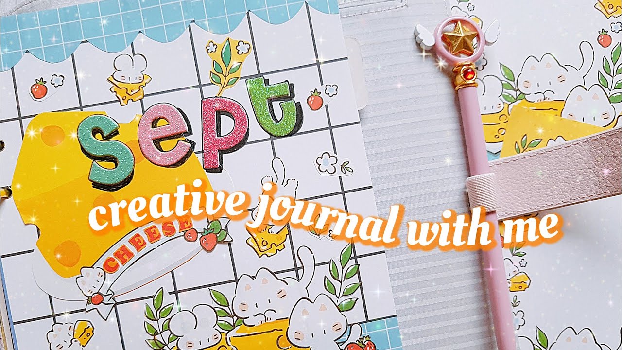 Cheesy September Cover Page/Creative Journaling/6 ring binder journal ...