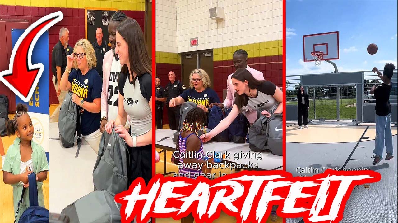 Caitlin Clark Surprises Kids in Des Moines! This Little Girl's Reaction ...