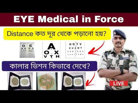 SSC GD Eye Medical Test video | Eye Medical Test in Force | Colour ...