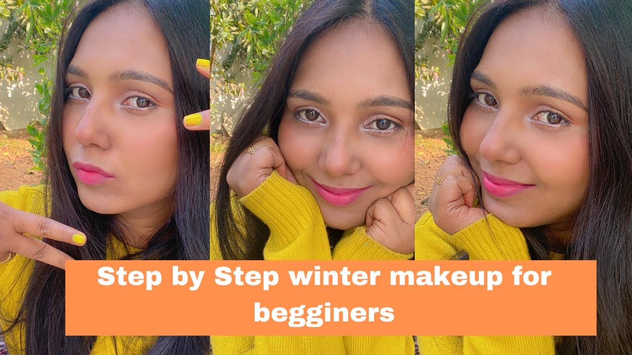 Step By Step Easy Winter Makeup For Beginners with Tips #Affordable ...