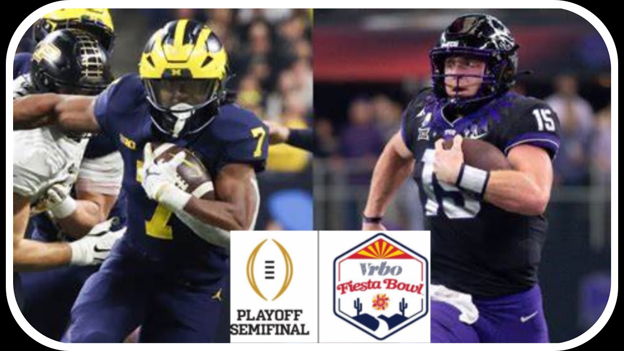 Official Fiesta Bowl Recap: TCU vs. Michigan #CollegeFootballPlayoffs # ...