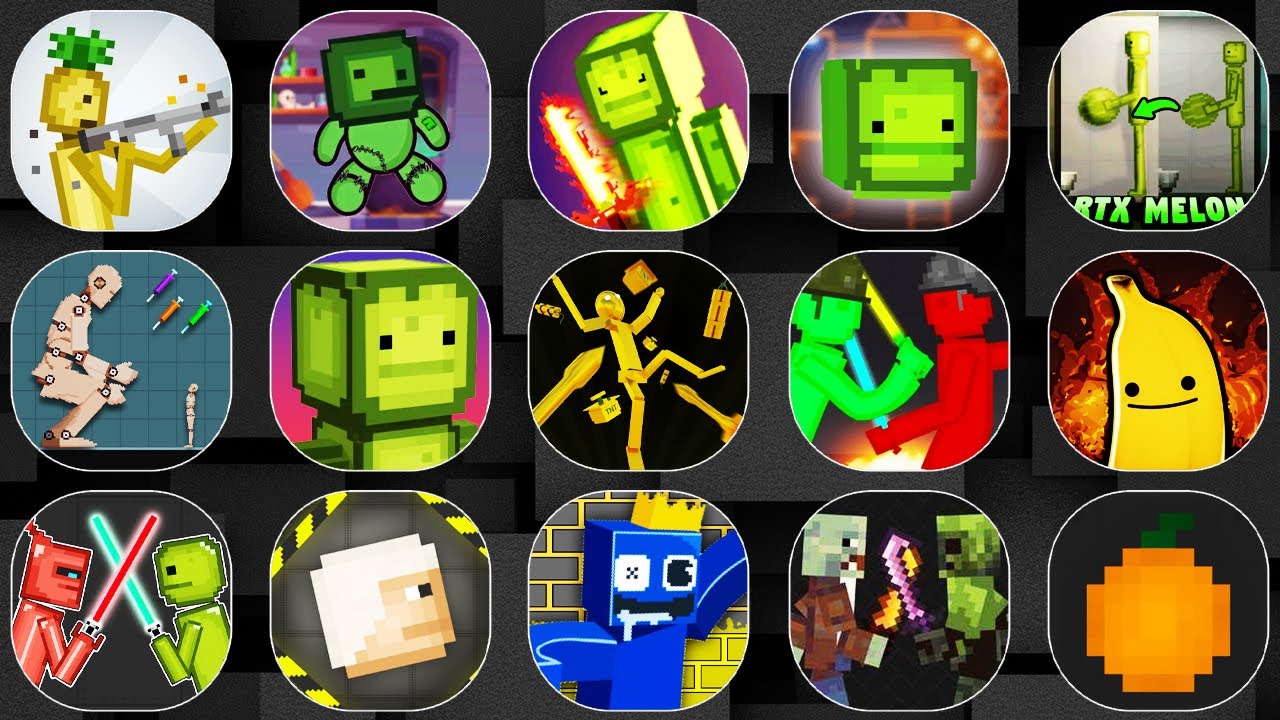PLAYING ALL NEW SECRET VERSIONS OF MELON PLAYGROUND CLONES (NEW UPDATE ...
