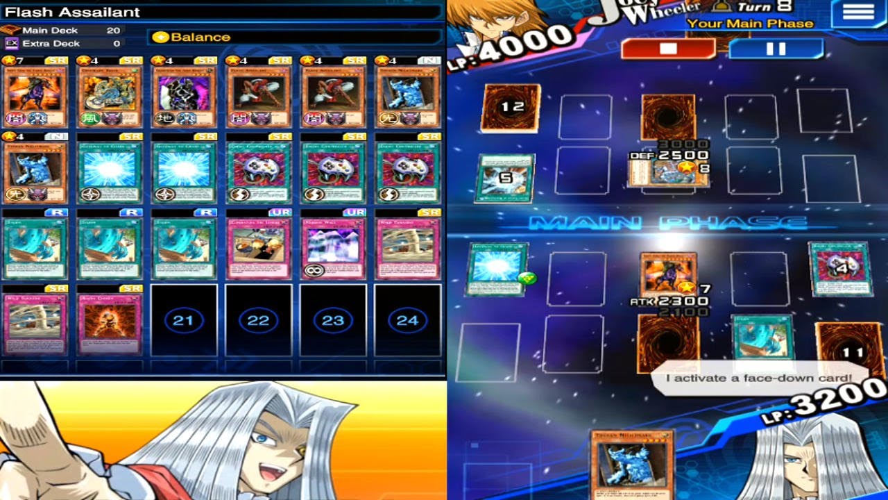 Yu-Gi-Oh! Duel Links (2 Flash Assailant Budget Deck) Pegasus F2P - YouTube