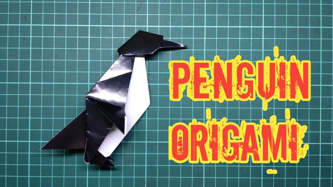Origami Penguin Tutorial #diy #papercraft #origami - YouTube