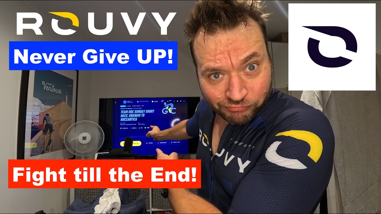 This is what never give up race looks like on @ROUVY Awesome fight till ...