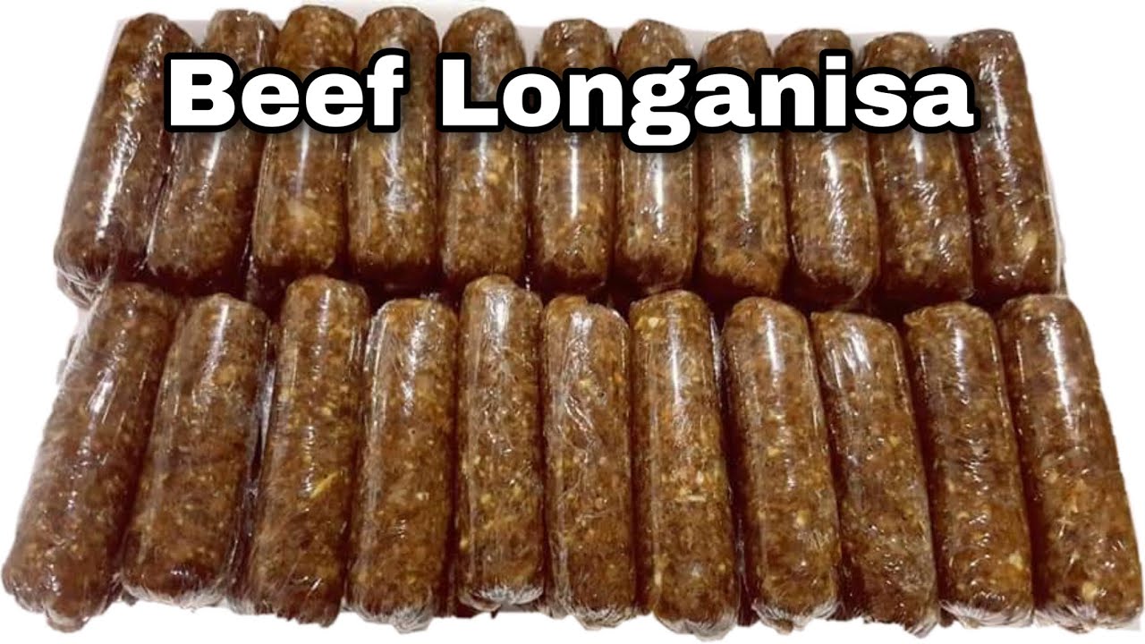 GARLIC & SPICY BEEF LONGANISA - YouTube