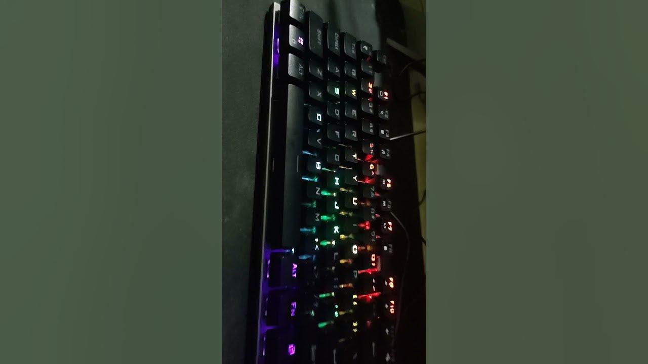 Quantum hi tech mechanical keyboard RGB lights ⌨️🔥 multi colours RGB in ...