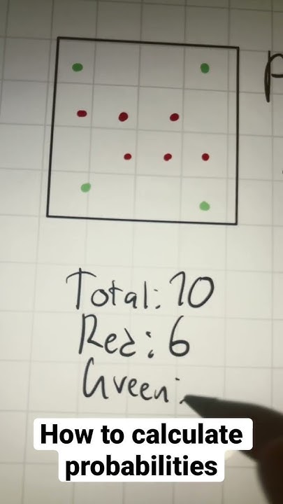 How to do, solve and calculate probabilities - YouTube