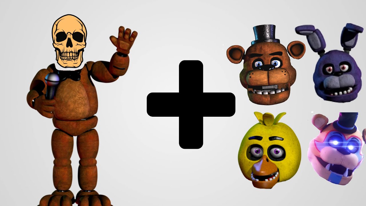 freddy + 4 mask fnaf animation | fnaf animation | - YouTube