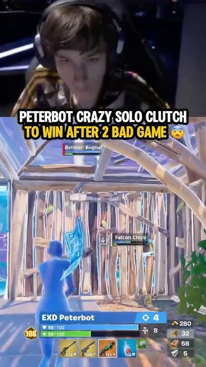 Peterbot CRAZY SOLO CLUTCH TO WIN GAME 2 of FNCS😳 #trashtalk #fortnite #fncs #clix #peterbot ...