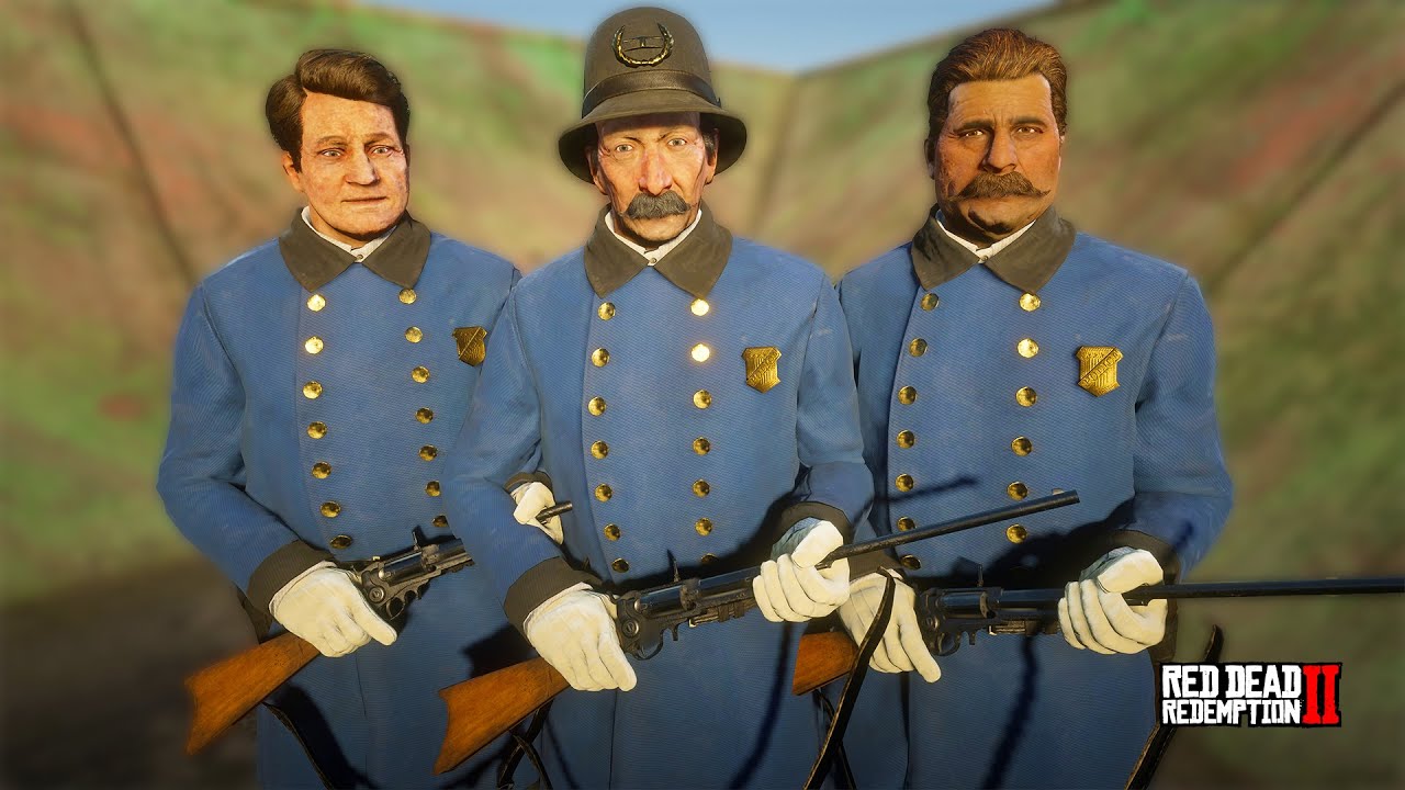 Saint Denis Lawmen - Outfits & Models | RDR2 - YouTube