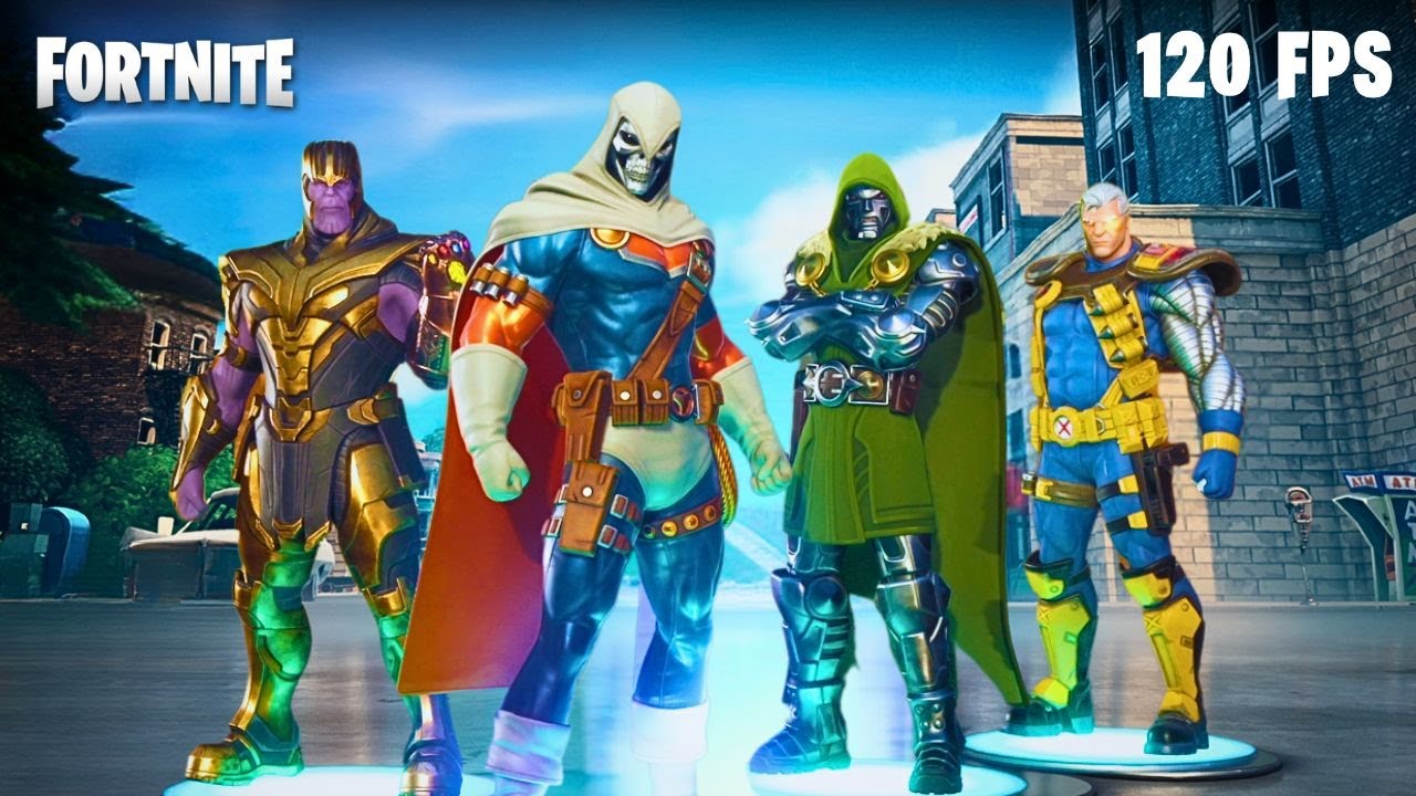 Fortnite NEW Marvel Villains Squad! - ( Thanos - Doctor Doom ...