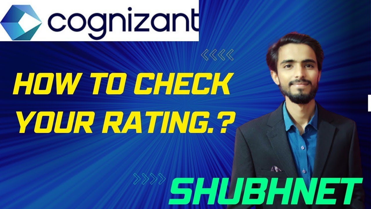 How To Check Your Rating Cognizant Update Manager Rating By