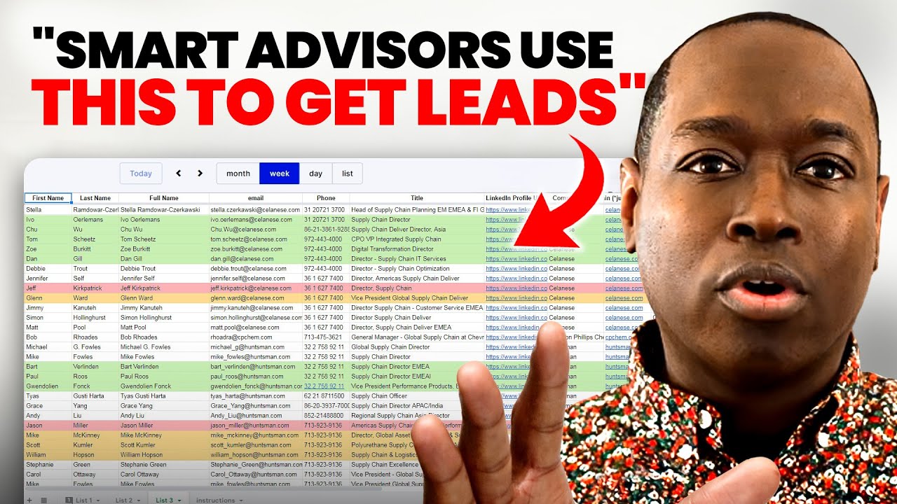 How to get Leads as a Financial Advisor...[Referral Tree Method] - YouTube
