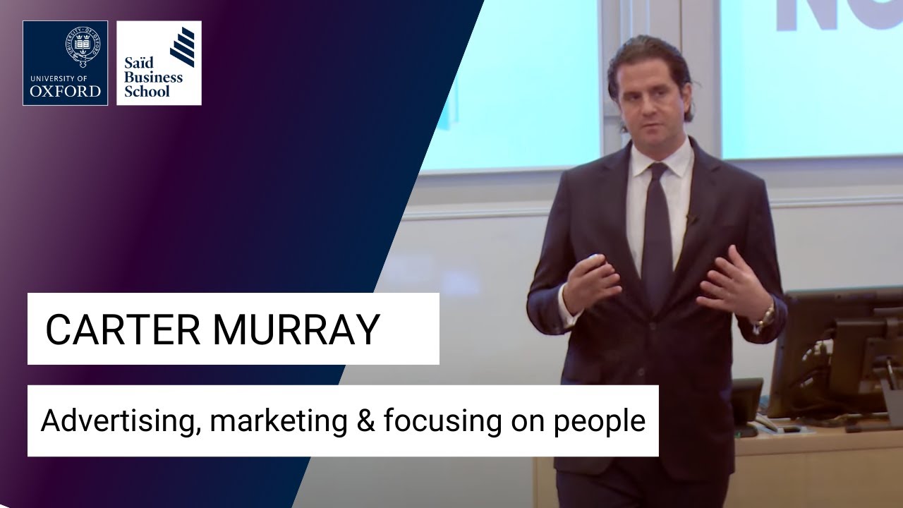 Carter Murray: advertising, marketing, and focusing on people - YouTube