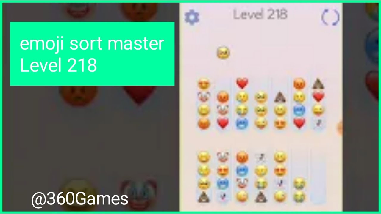 Emoji Sort Master Level 218 - YouTube