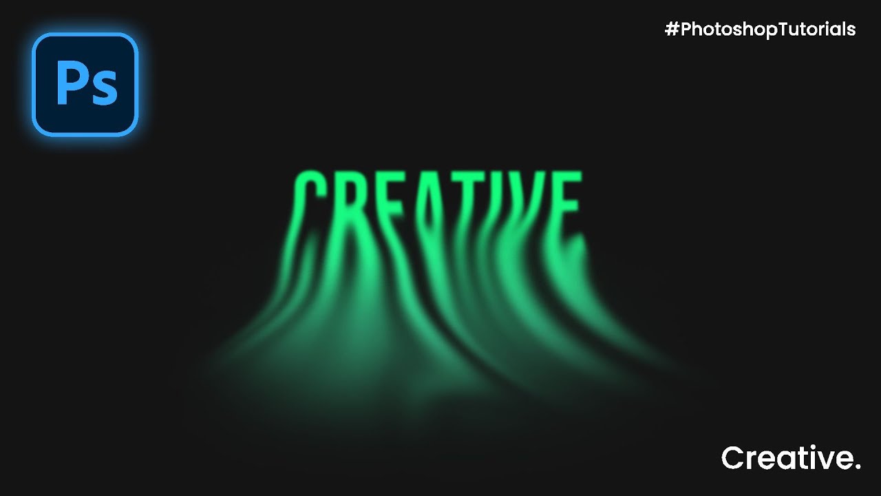 Create Text Design in 1 MINUTES ! - Creative Photoshop Text Design ...