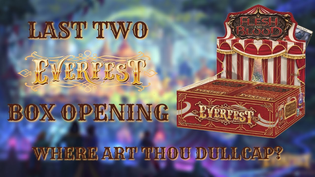 Cracking two 1st Edition Everfest Booster Boxes! | Flesh And Blood TCG ...