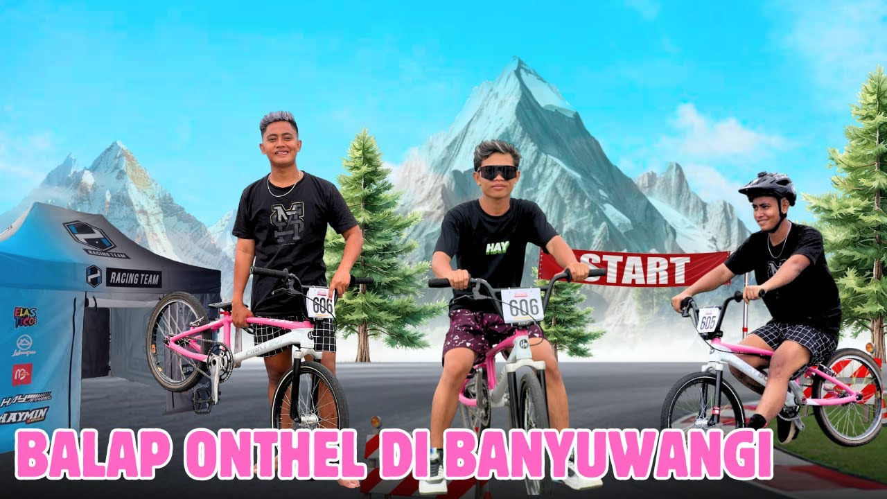 HAYMIN BALAP SEPEDA ONTHEL DI BANYUWANGI//Haymin Vlog - YouTube