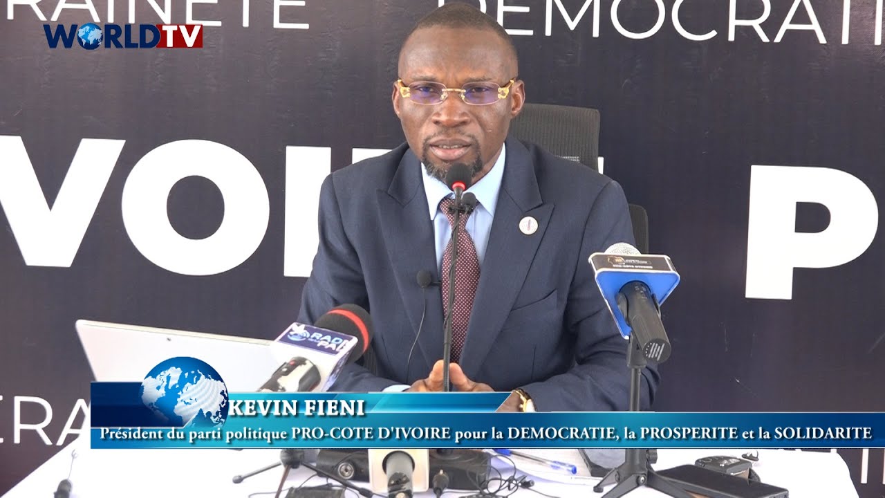 CIV - Présidentielle 2025 : Kévin FIENI annonce sa candidature et ...