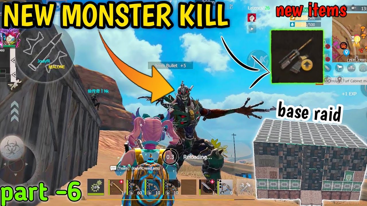 NEW MONSTER KILL BADGE HUNTER ENEMY BASE RAID AND NEW ITEMS UNLIMITED 🔓 ...