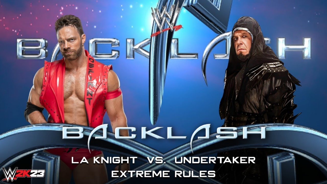 Full Match - La Knight vs. Undertaker: Extreme Rules: Backlash|WWE 2K23 ...
