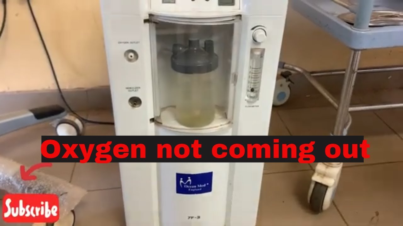 Fixing Oxygen Concentrator Outlet Blockage in a simple way - YouTube