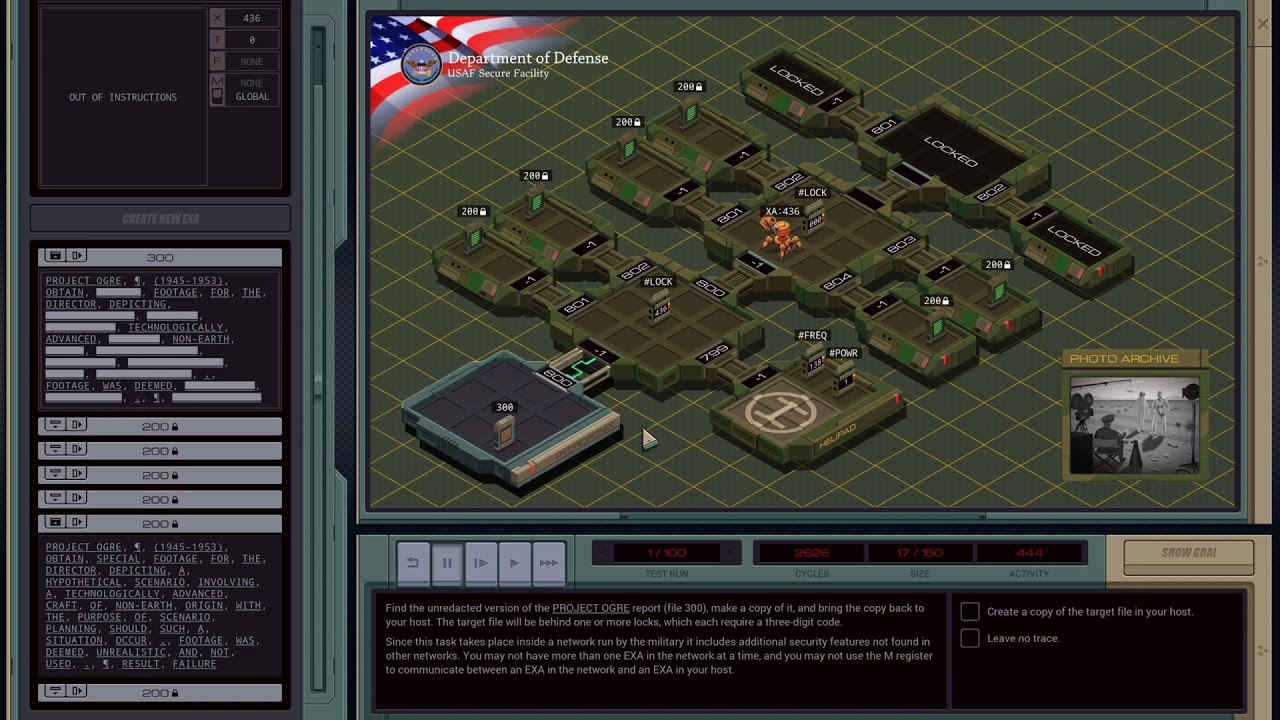 Let's Play EXAPUNKS by Zachtronics - Part 34 - U.S. Department of ...