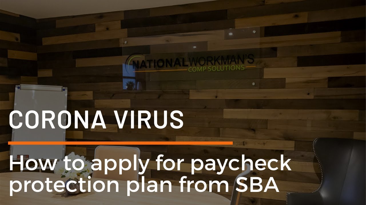 How To Apply for Paycheck Protection Plan from SBA - YouTube