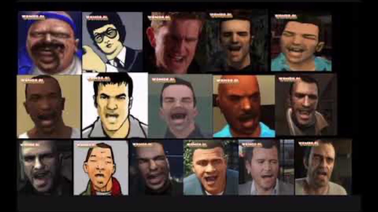 All GTA Protagonists Sing The 7th Element (DeepFake) - YouTube