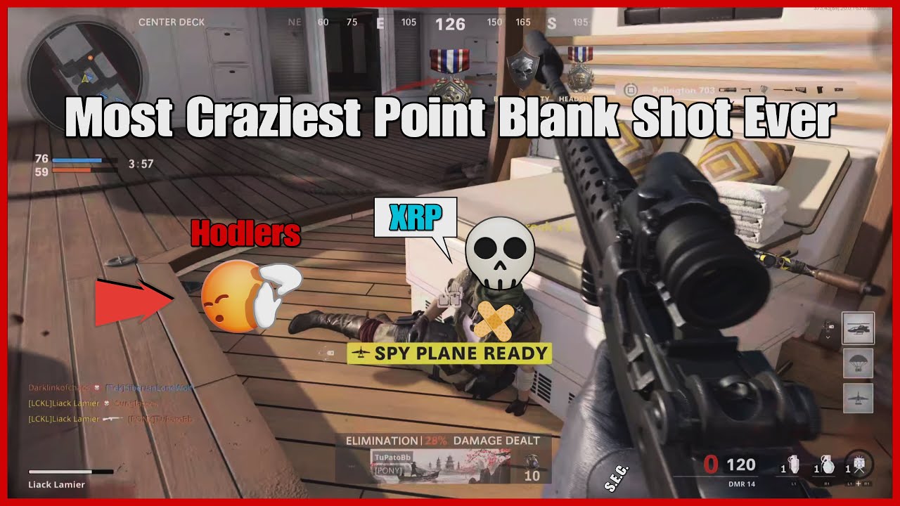 PS5 - Cold War - Craziest Point Blank Shot Ever - YouTube