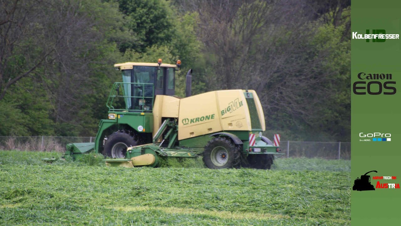 Krone|BIG M 2|MB-TRANS-AGRAR|1.Schnitt - YouTube
