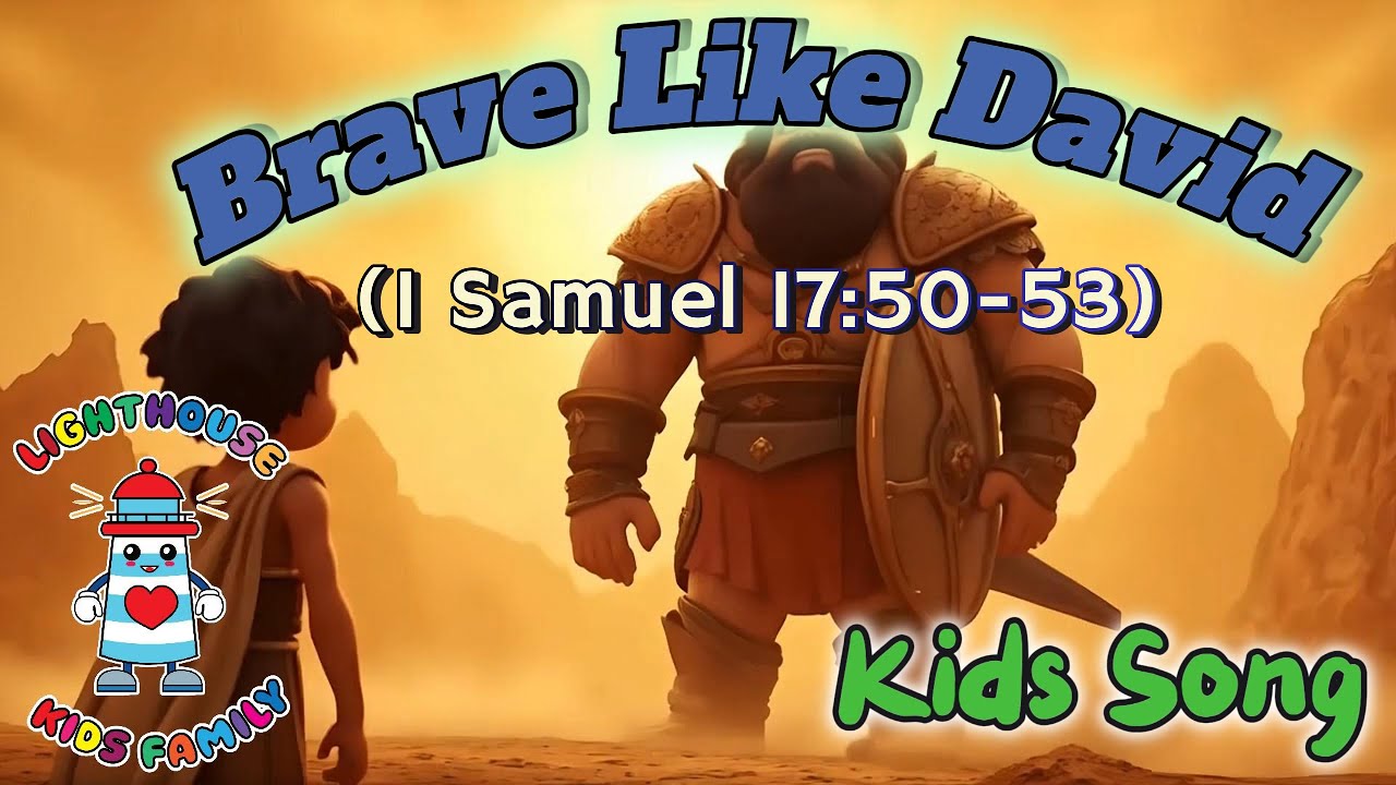 🎵 Brave Like David | 1 Samuel 17:50-53 | Christian Kids Song ...